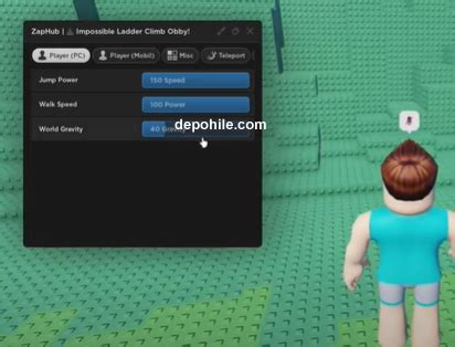 Roblox Impossible Ladder Climb Obby Oyunu Farm Script Hilesi