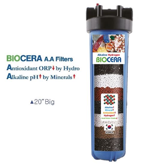 Best Alkaline Water Filters after RO System, Biocera Antioxidant ...
