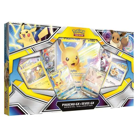 Pokemon Pikachu Gx And Eevee Gx Special Collection Box Legacy Comics And Cards Trading Card