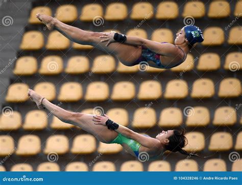 Brazilian Team Diving In The Olympic Games 2016 Editorial Photo Image