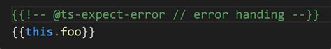 Ts Expect Error Support Issue 69 Lifeart Els Addon Typed