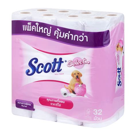 สก๊อตต์ ซีเลคท์ กระดาษชำระ ความยาวพิเศษ แพ็ค 32 Big C Online