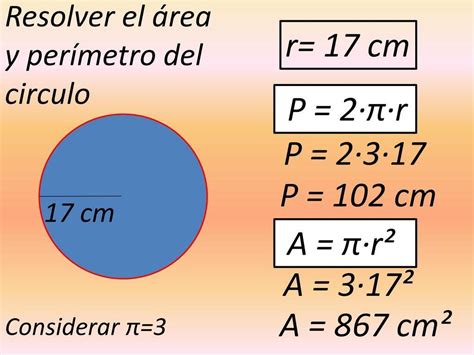 Calcula El Círculo Perfecto área Y Perímetro En Un Clic