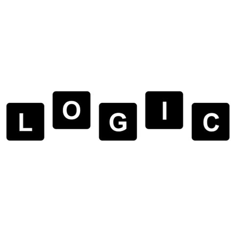 cube game logic word icon download on iconfinder