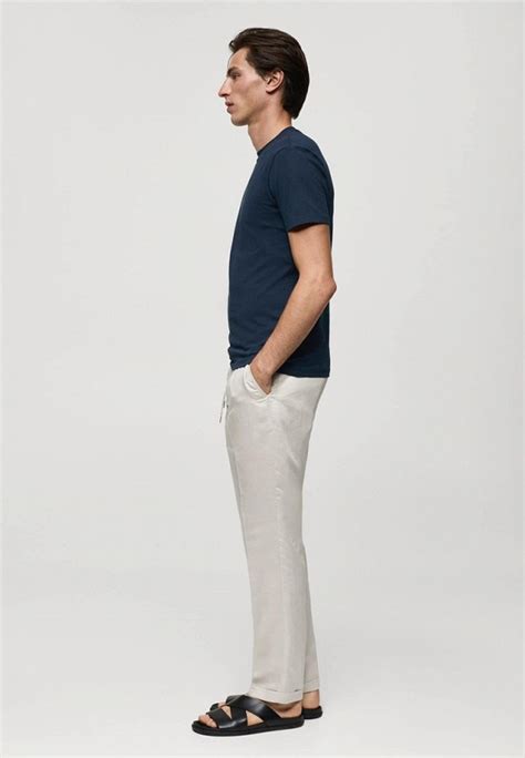 Футболка Mango Man STRECH, цвет: синий, RTLADP931401 — купить в ...