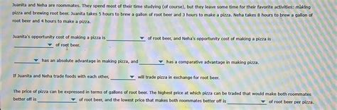 Solved Juanita And Neha Are Roommates They Spend Most Of