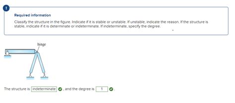 solved required information classify the structure in the