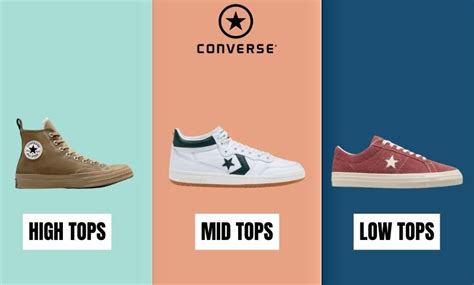 Converse High Tops Vs Mid Tops Vs Low Tops Which Style Is Right For You Shoes Matrix