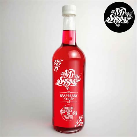 Raspberry Flavoured Drink Syrup 750ml Mr Syrups