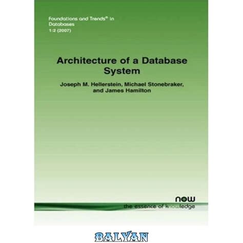خرید و قیمت دانلود کتاب architecture of a database system ترب