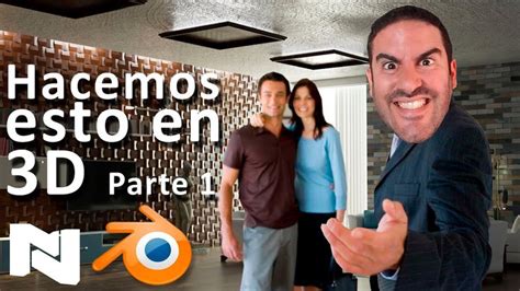 Crea un salón en 3D con Blender Iluminación y texturas tutorial