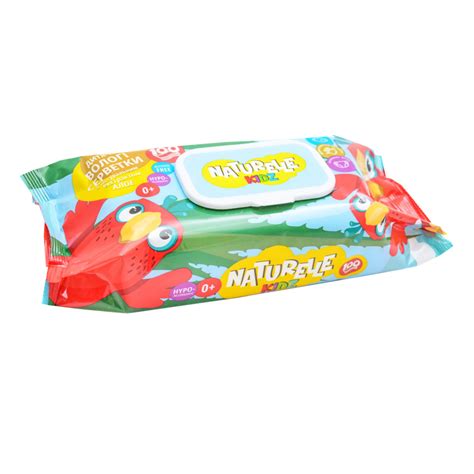 Влажные салфетки Naturelle Kids 100 шт. купить по цене 196 ₽ в интернет ...