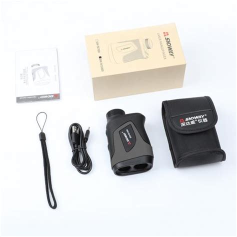 Sndway 골프 거리 측정기 우스꽝스러운 초점 깃대 잠금 장치 6배율 지원 ±1미터 측정 거리 700미터 측정 거리 Kandf Concept