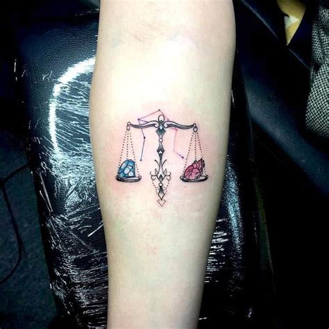 Gorgeous And Elegant Zodiac Tattoo Ideas For Libra OurMindfulLife