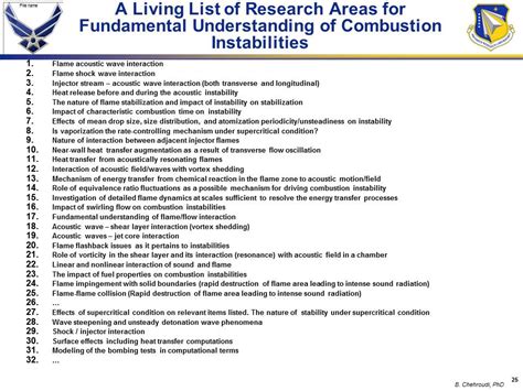 Combustion Instability Advanced Technology Consultants