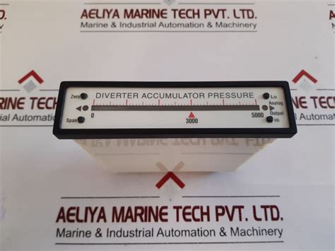 Texmate Fx B101q Bargraph Diverter Accumulator Pressure Aeliya Marine
