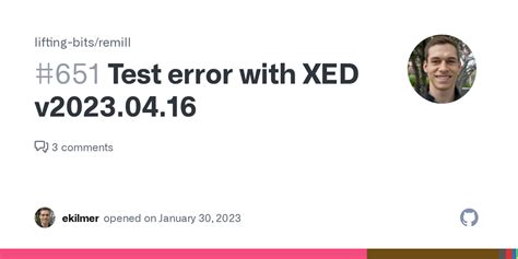 Test Error With XED V2022 10 11 Issue 651 Lifting Bits Remill GitHub