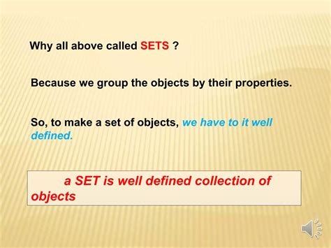 Introduction To Sets PPSX