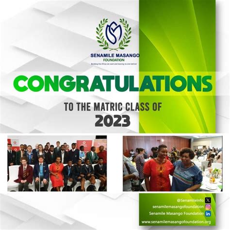 Senamile Masango Foundation On Linkedin Matricclass2023