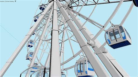 3d Unity Compatible Ferris Wheel Unity Hdrp Turbosquid 2211353