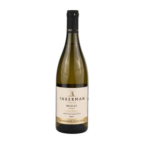 Белое вино Inkerman Muscat Winemaker Selection, полусладкое 2019 ...