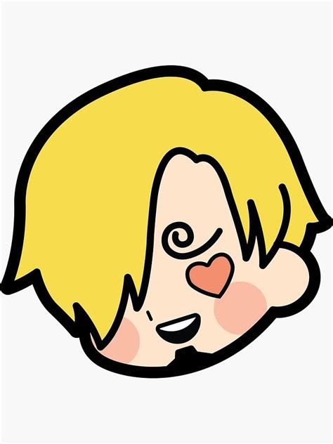 Sanji Chibi Sticker One Piece Sticker For Sale By Vesperune
