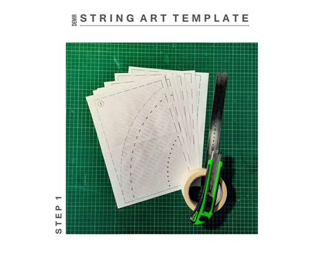 String Art Template Pattern Outline Stencils Scheme Sacred Geometry