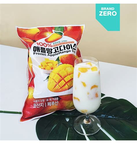 페루산 아이스 애플 망고 다이스 냉동 과일 1kg 티몬