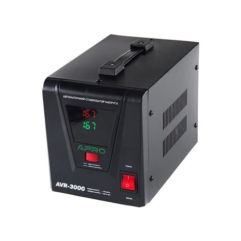 Стабілізатор напруги релейний Avr 3000 2400Вт Apro Крамниця на Арбаті