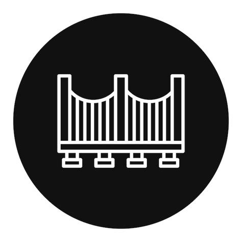 Premium Vector Bridge Vector Illustration