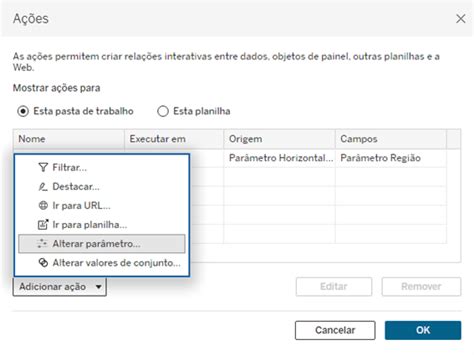P A T H Dicas Tableau Como Criar Um Seletor De Parâmetro Horizontal