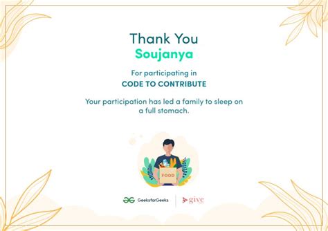 Madavedi Soujanya On Linkedin Geeksforgeeks Giveindia