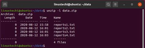 如何使用 Linux Zip 和 Unzip 命令使用案例linux Zip Unzip Csdn博客