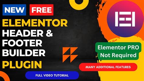 Free Elementor Header And Footer Builder Plugin Create Custom Header And Footer In Elementor