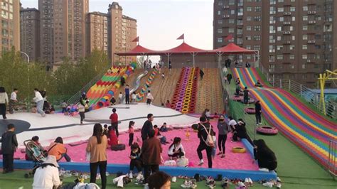 户外无动力乐园 新型网红游乐设备坑爹滑索 哔哩哔哩