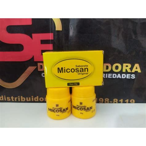 Micosan Pomada Unidades E Micosan Sabonete Em Barra Unidade Shopee Brasil