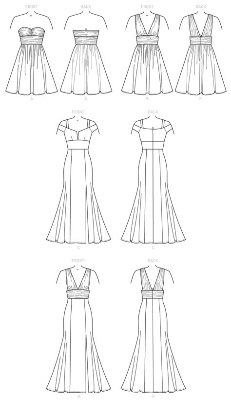 Mccalls M7896 Misses Dresses