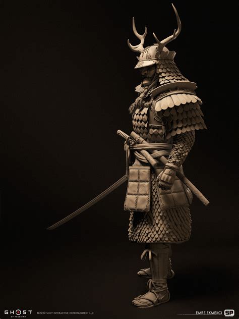 Artstation Ghost Of Tsushima Sakai Clan Armor Emre Ekmekci Ghost