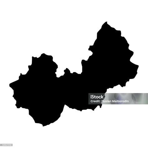 Karte Der Provinz Nuristan Verwaltungsgliederung Afghanistans Stock