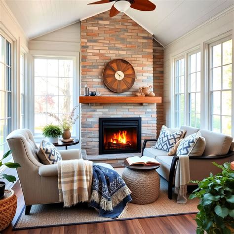 30 Sunrooms With Fireplaces For Year Round Comfort