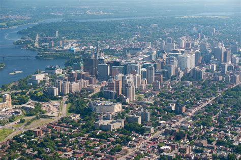 Aerial Photo Ottawa City Skyline