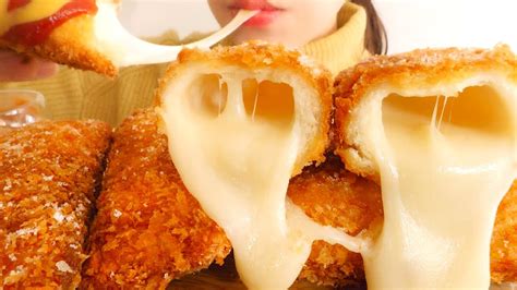 Spreading Cheese Fried Bread Eating Sounds Asmr