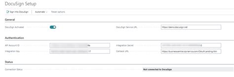 Docusign Setup For Sharepoint Connector Docusign Setup For Sharepoint Connector