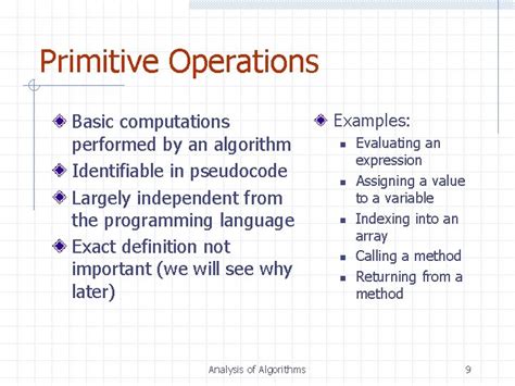 Analysis Of Algorithms Input Algorithm Analysis Of Algorithms