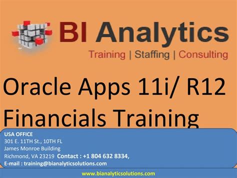 Oracle Apps R12 Functional Online Training By Real Time Experts In Usa