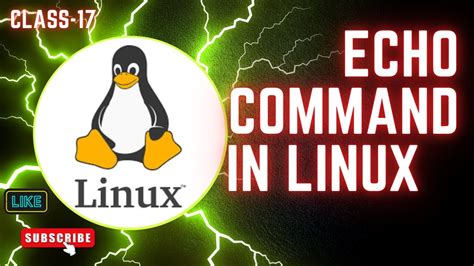Linux Tutorial How To Use Echo Cmd In Linux With Examples Tech