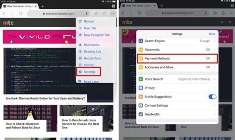 How To Prevent Chrome From Saving Your Credit Card Info Make Tech Easier