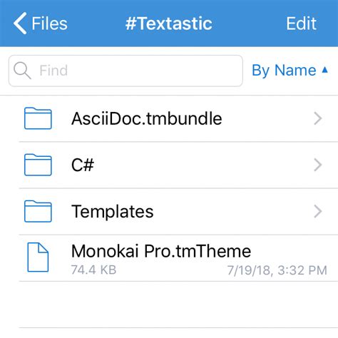 adding custom syntax definitions themes and templates — textastic 10