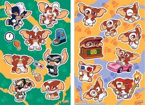 Gremlins Sticker Sheet Kevin Bolks Ko Fi Shop