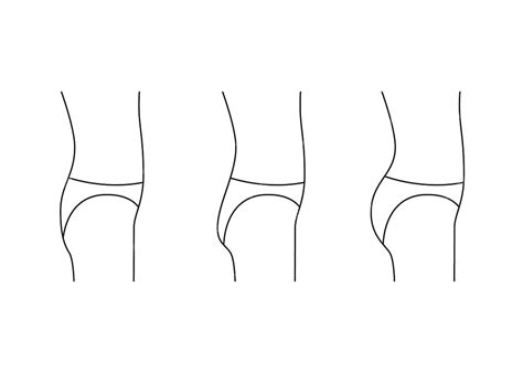 Soorten Kont Vrouw Vorm Bil Zijlijn Pictogram Augmentatie Geeft Billen